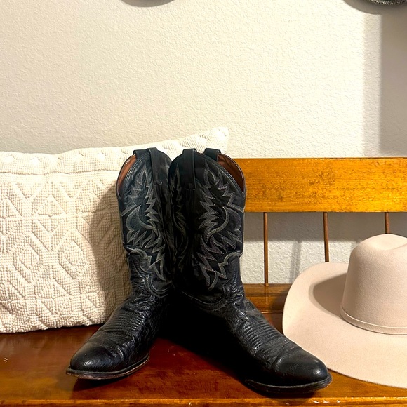Red Ranch | Shoes | Red Ranch Black Mens Cowboy Boots | Poshmark